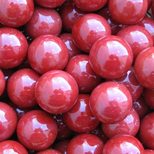 MoonMarble.com - Opaque Red 1"