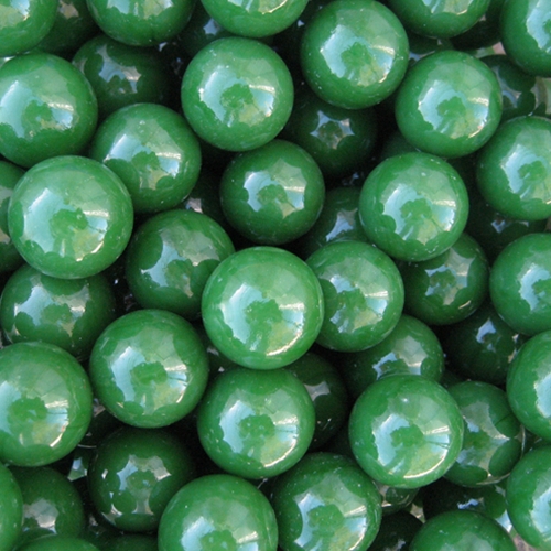 MoonMarble.com - Opaque Green Cobbles