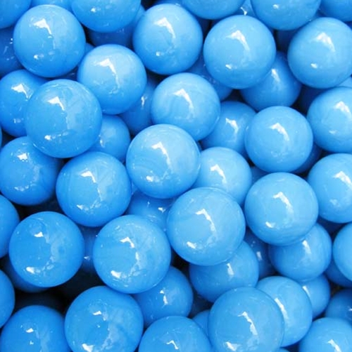 MoonMarble.com - Opaque Sky Blue 18 - 19mm