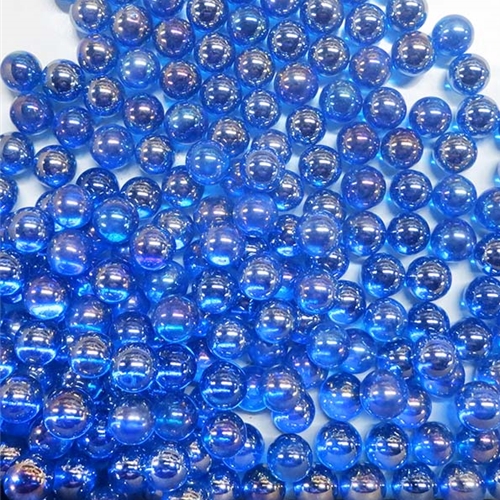 MoonMarble.com - Cleary 9/16" - Ir. Light Blue aka Lustered Light Blue