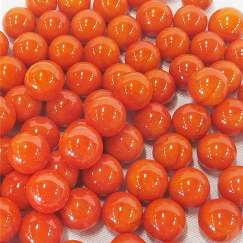 MoonMarble.com - Opaque Orange 9/16"