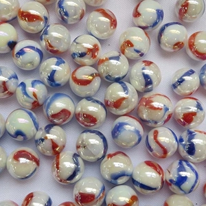 Target Marbles, 5/8" diameter or 16mm